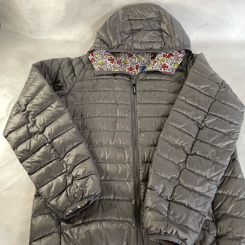 Keith Haring Puffer Down Jacket Ultra Lightweight Pac… - Gem